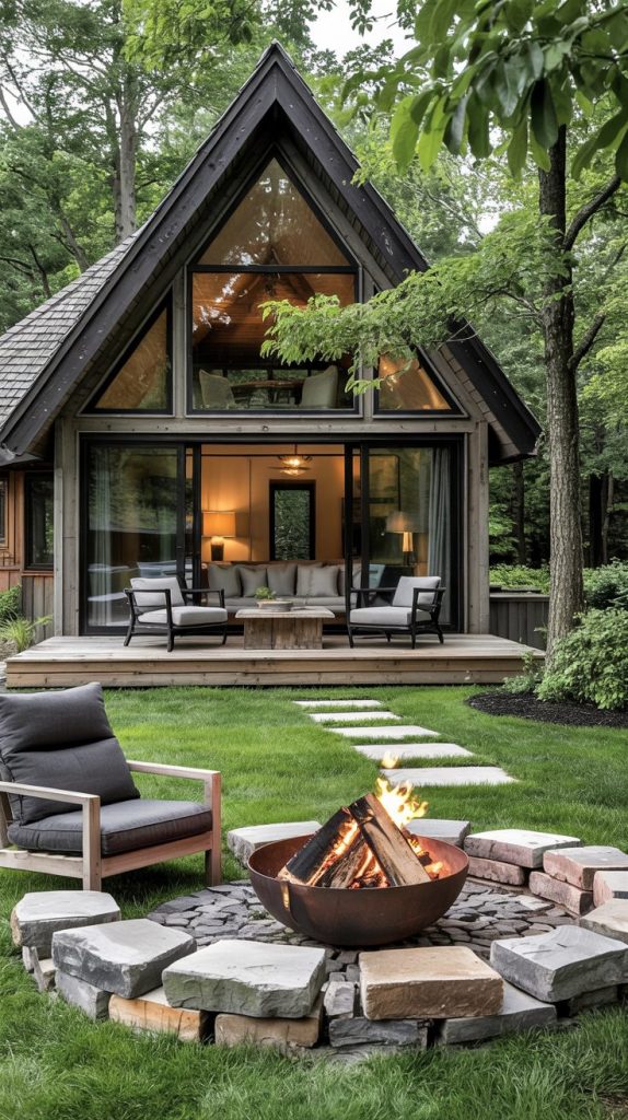 37+ Simple Backyard Fire Pit Ideas for Cozy Gathering Spots - Grow Your ...