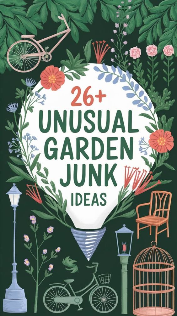 26 Creative Ways to Transform Unusual Junk into Stunning Garden ...