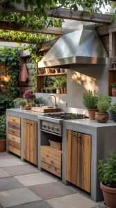 30+ Rustic Outdoor Kitchens Too Good to Stay Inside! - Grow Your Yard