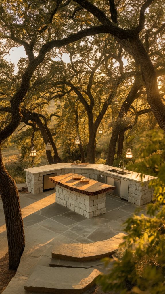30+ Rustic Outdoor Kitchens Too Good to Stay Inside! - Grow Your Yard