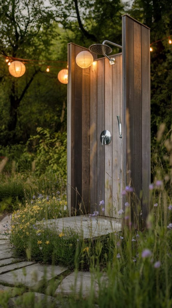34+ Outdoor Shower Ideas for Your Backyard Oasis - Grow Your Yard
