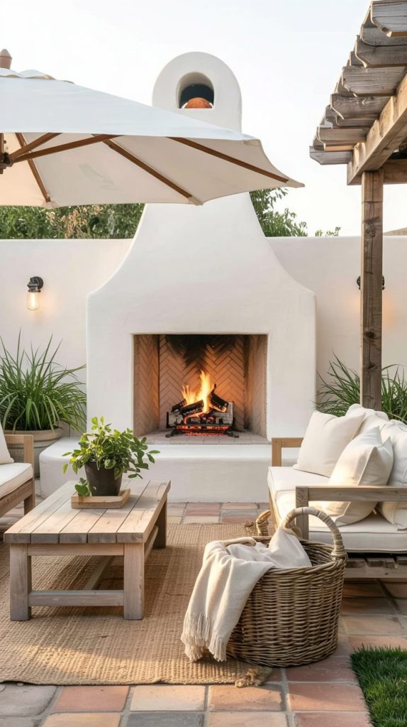 43+ Cozy Outdoor Fireplace Ideas For Your Yard! - Grow Your Yard