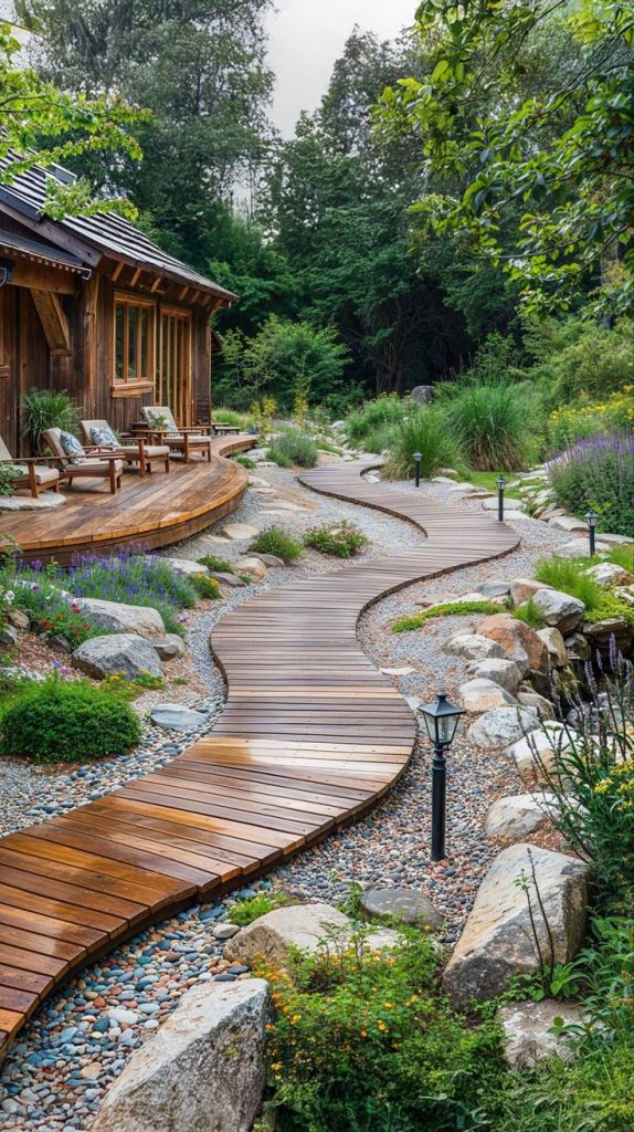 45+ Stunning Garden Walkway Ideas You Can Easily Copy! - Grow Your Yard