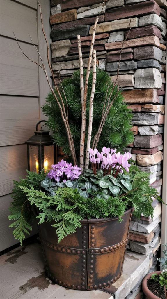 34+ Beautiful Fall Planter Ideas You Can Copy! - Grow Your Yard