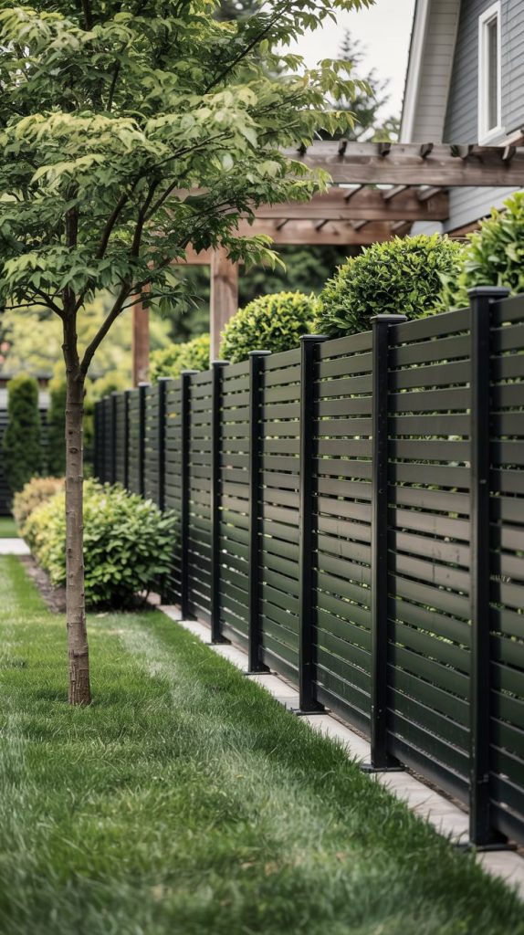 31+ Stylish Modern Fence Designs You Can Copy! - Grow Your Yard