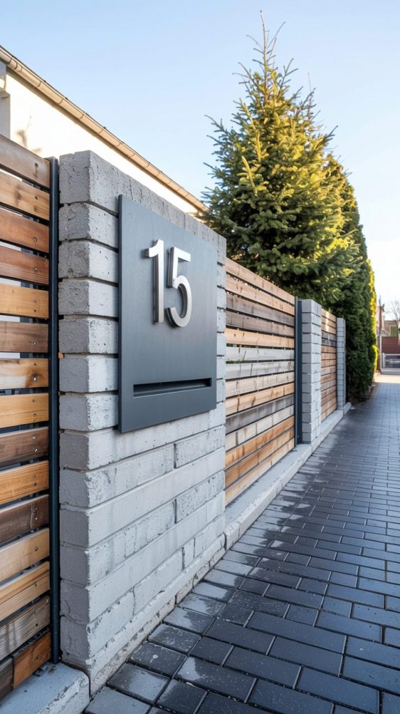 31+ Stylish Modern Fence Designs You Can Copy! - Grow Your Yard