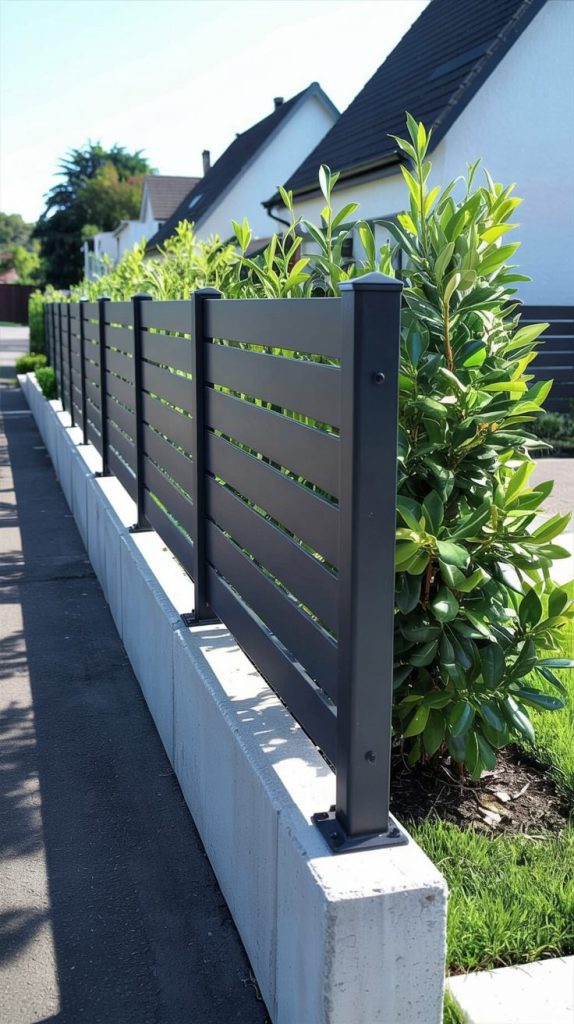 31+ Stylish Modern Fence Designs You Can Copy! - Grow Your Yard
