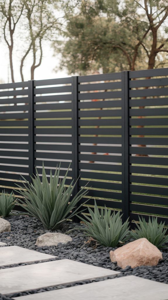 31+ Stylish Modern Fence Designs You Can Copy! - Grow Your Yard