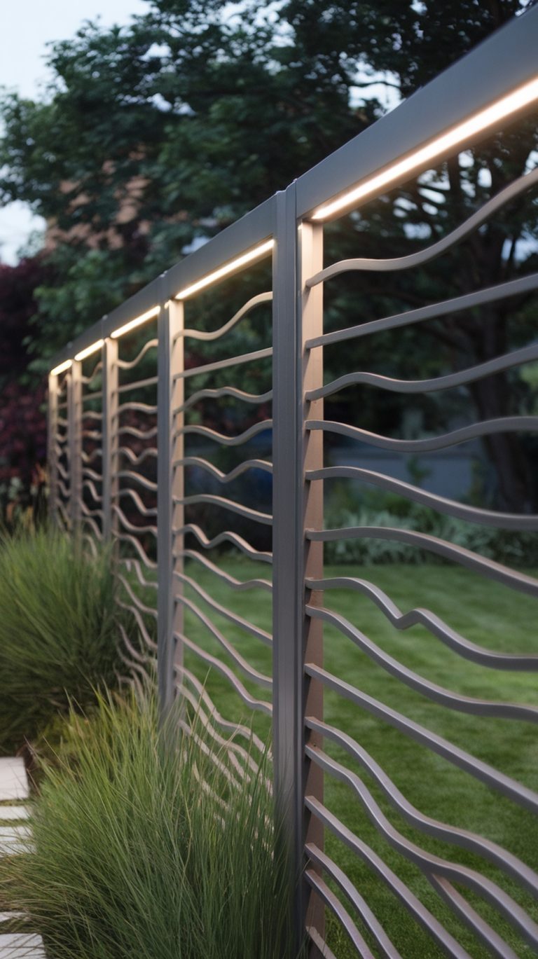 31+ Stylish Modern Fence Designs You Can Copy! - Grow Your Yard