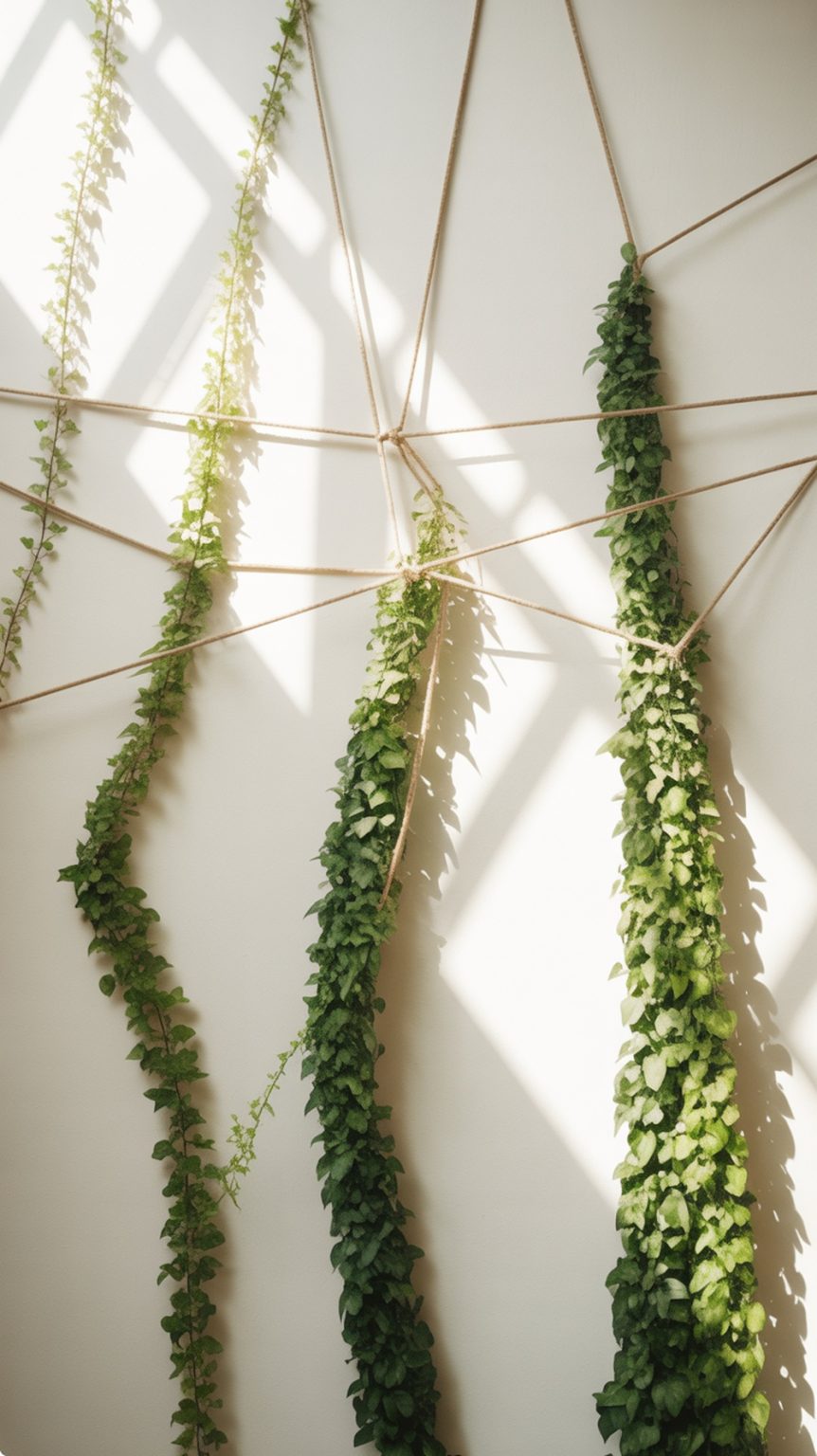 35+ Modern Indoor Vine Wall Ideas For Your Home - Grow Your Yard