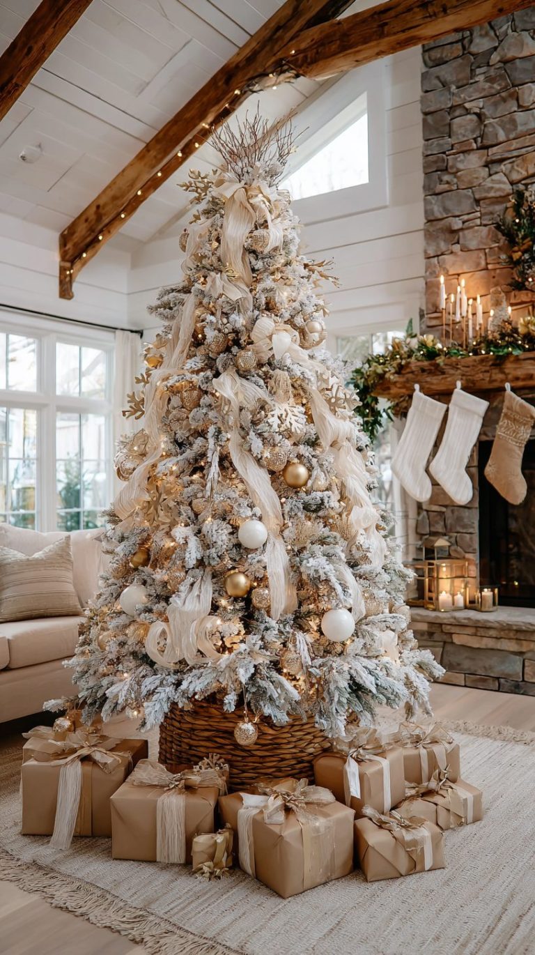 25+ Champagne Christmas Tree Ideas - Grow Your Yard