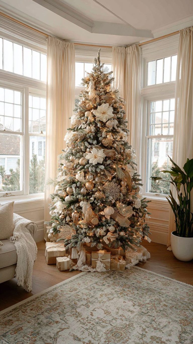 25+ Champagne Christmas Tree Ideas - Grow Your Yard
