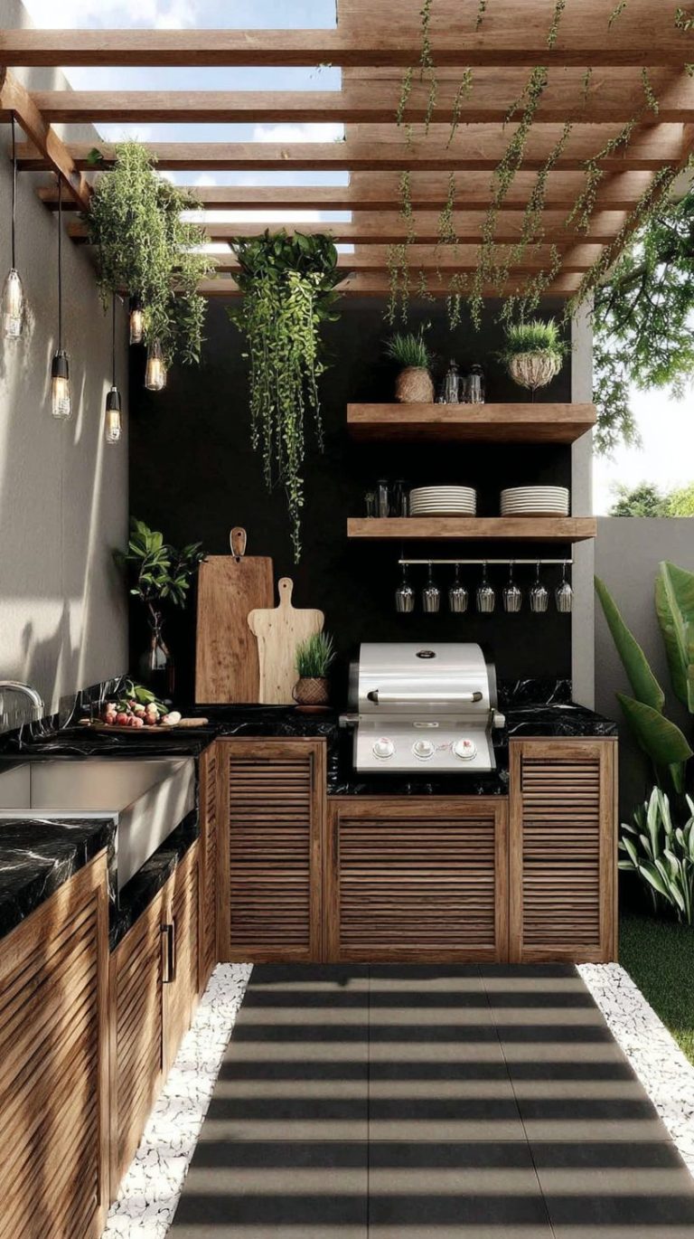 25+ Outdoor Kitchen Patio Design Trends You Can Copy! - Grow Your Yard