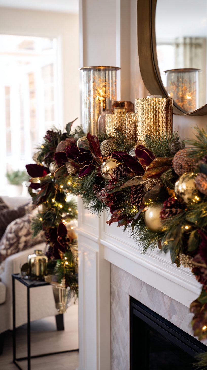 40+ Luxurious Christmas Garland Ideas You Can Copy - Grow Your Yard