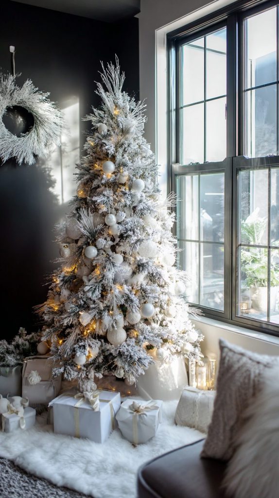 35+ Stunning White Christmas Tree Ideas You've Got To See! - Grow Your Yard