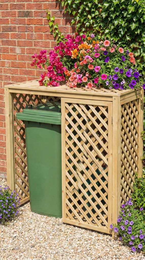 15+ Outdoor Garbage Storage Ideas That Are Simple & Easy! - Grow Your Yard