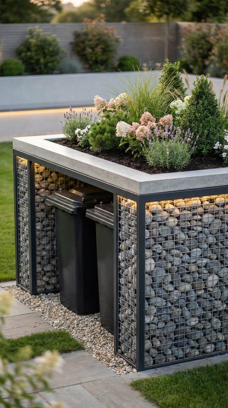 15+ Outdoor Garbage Storage Ideas That Are Simple & Easy! - Grow Your Yard