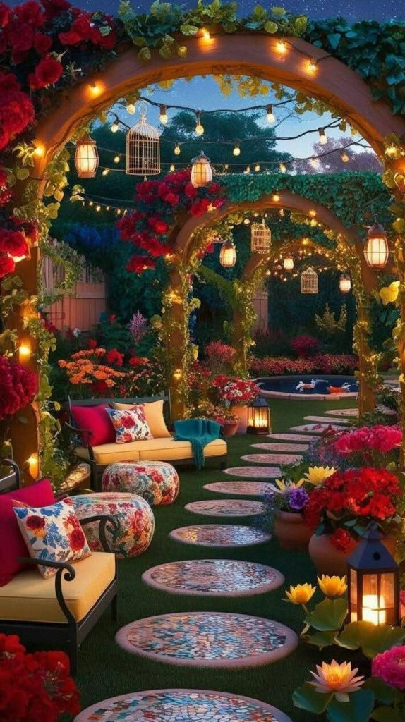 30+ Positive & Cheerful Colorful Backyard Ideas You'll Want to Copy ...